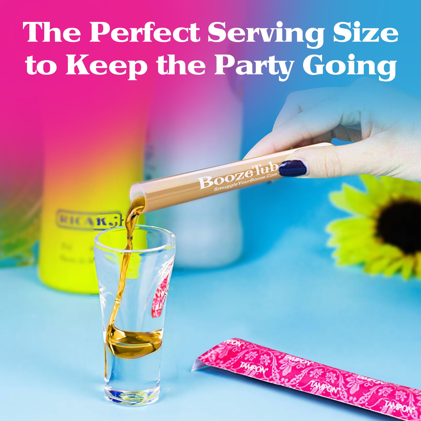 Discreet Alcohol Tampon Flask - Smuggle Your Booze